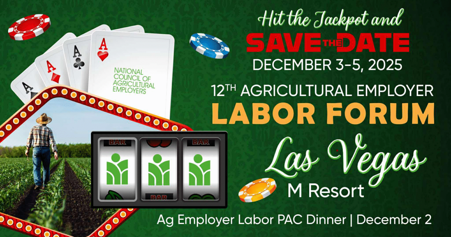 National Council Of Ag Employers – December 3rd-5th at the M Resort in ...